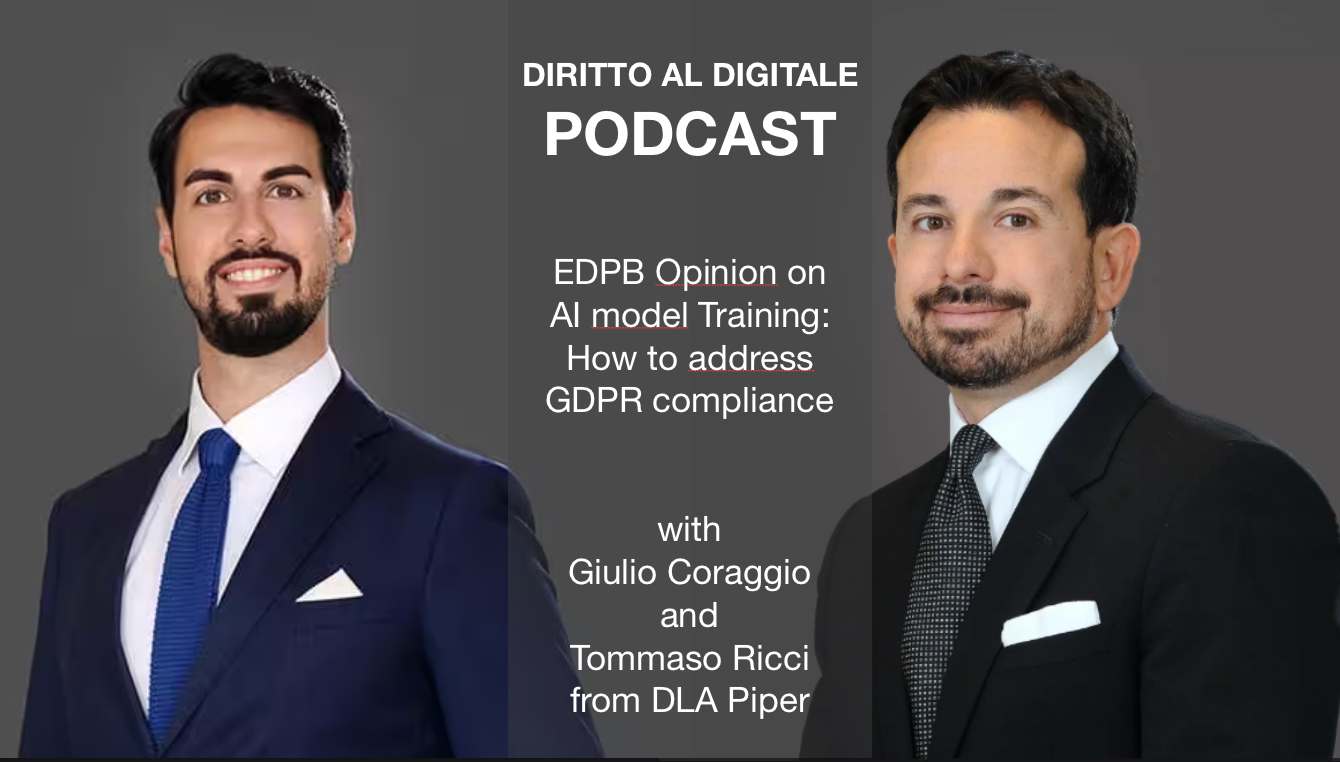 Opinione EDPB su training di modelli di AI per conformità al GDPR